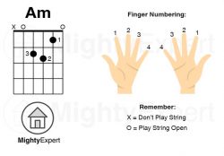 How to Play A Minor (Am) Chord on Guitar (Finger Positions & Images)